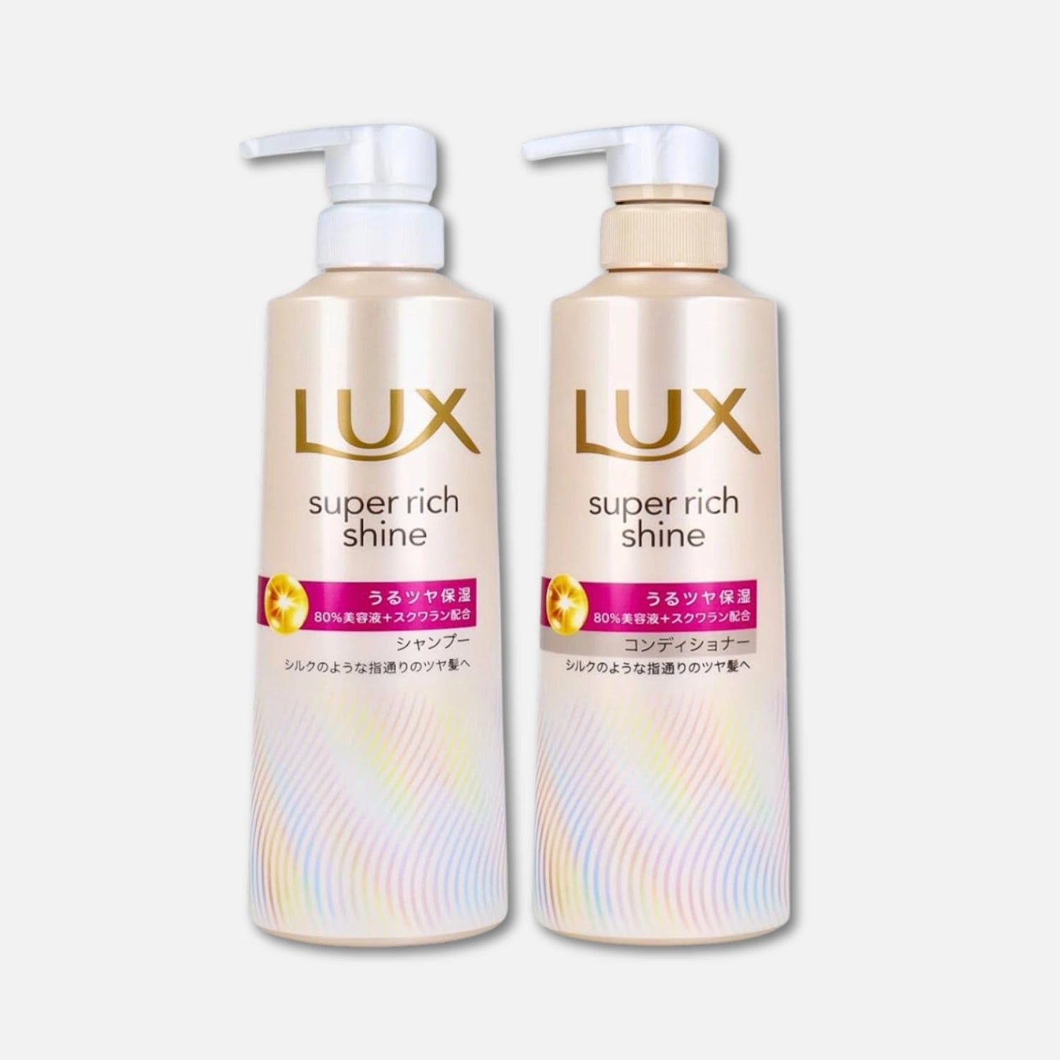 Lux Japan Super Rich Shine Moisture Shampoo & Conditioner 400ml Each ...