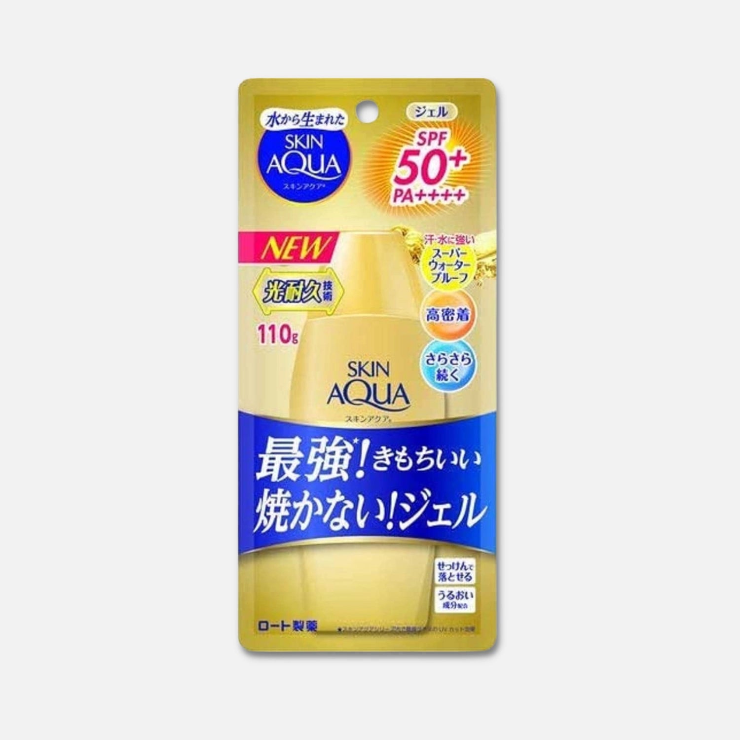 Skin Aqua UV Super Moisture Gel Gold SPF 50+ PA++++ 110g - Buy Me Japan